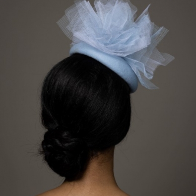 Peri Pillbox Hat - Hostie Hats
