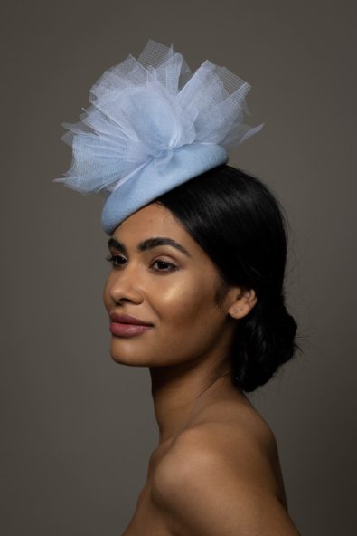 Peri Pillbox Hat - Hostie Hats