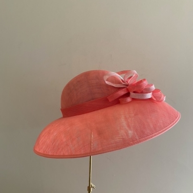 Ready to Wear Pink Pickering Hat - Hostie Hats